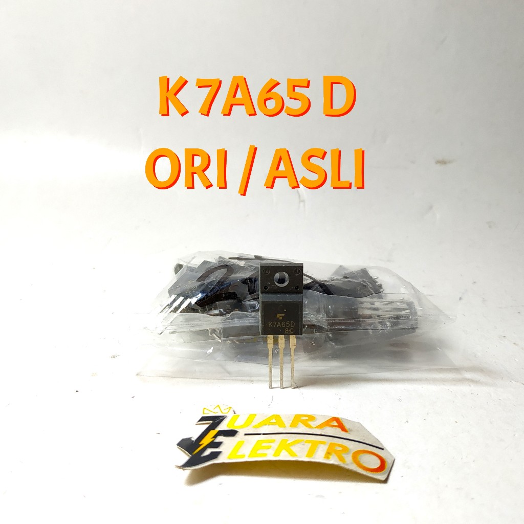 Jual Transistor K7A65 D ORI | Transistor (TR) 7A 65 / K 7A65 ASLI | Shopee Indonesia
