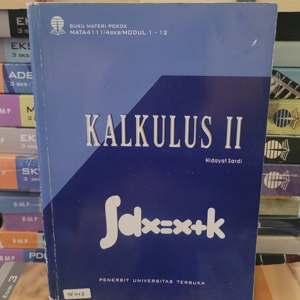 Jual BUKU UNIVERSITAS TERBUKA - KALKULUS II | Shopee Indonesia