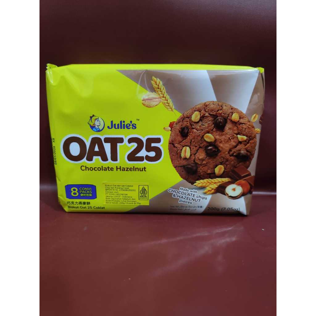 Jual Julie's Oat 25 Chocolate Hazelnut 200gr | Shopee Indonesia
