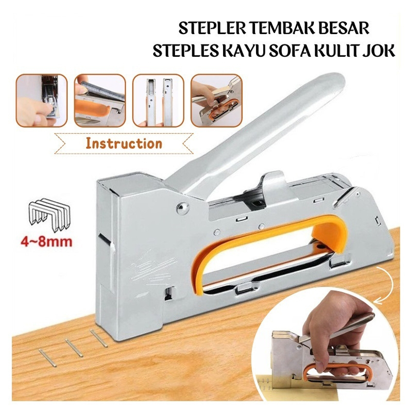 Jual Staples Tembak Manual/Hand Stapler Gun Tacker Manual R-23/13-6/13 ...