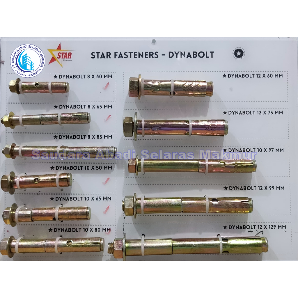 Jual Dynabolt 8 / Baut Beton M8 | Shopee Indonesia