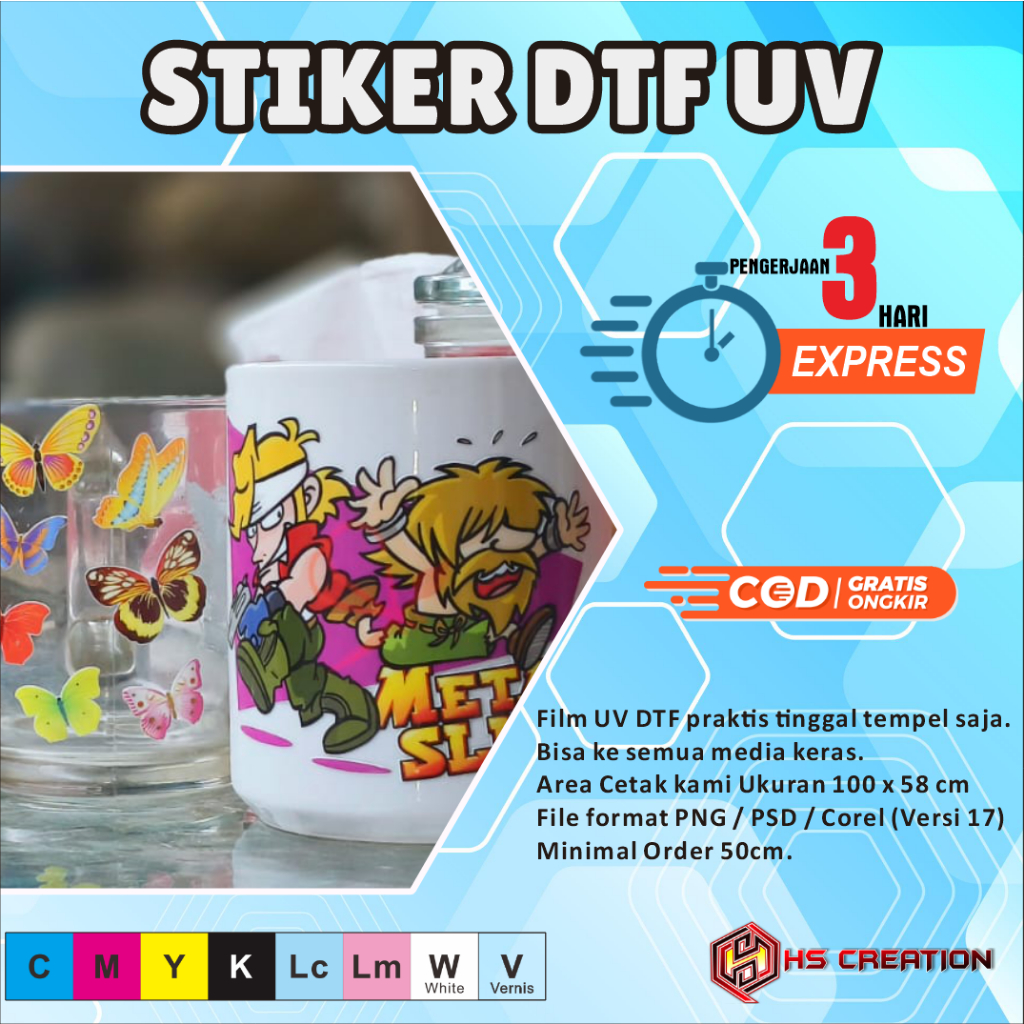 Jual STIKER DTF UV | Shopee Indonesia
