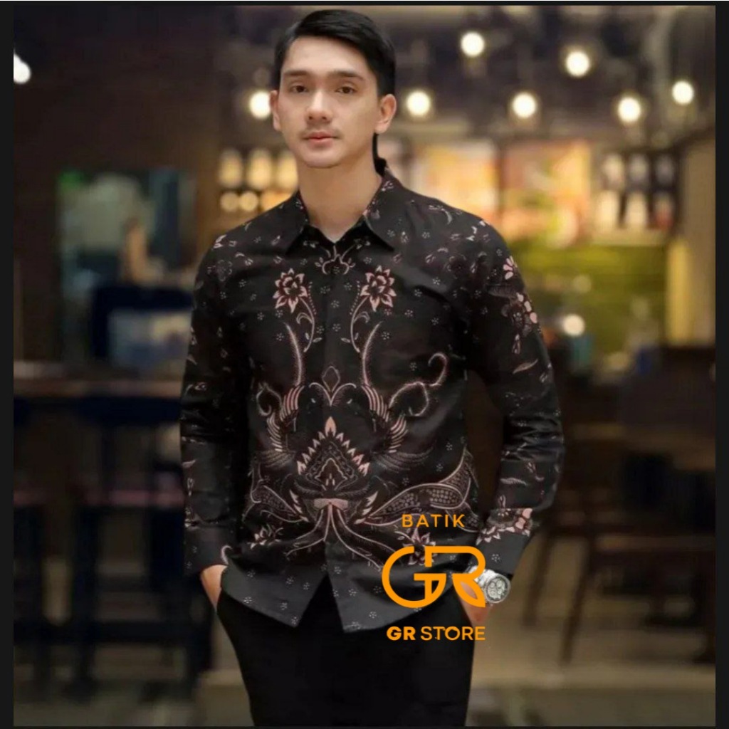 Jual NEW ARRIVAL KEMEJA BATIK PRIA LENGAN PANJANG MOTIF SENTANI BATIK ...