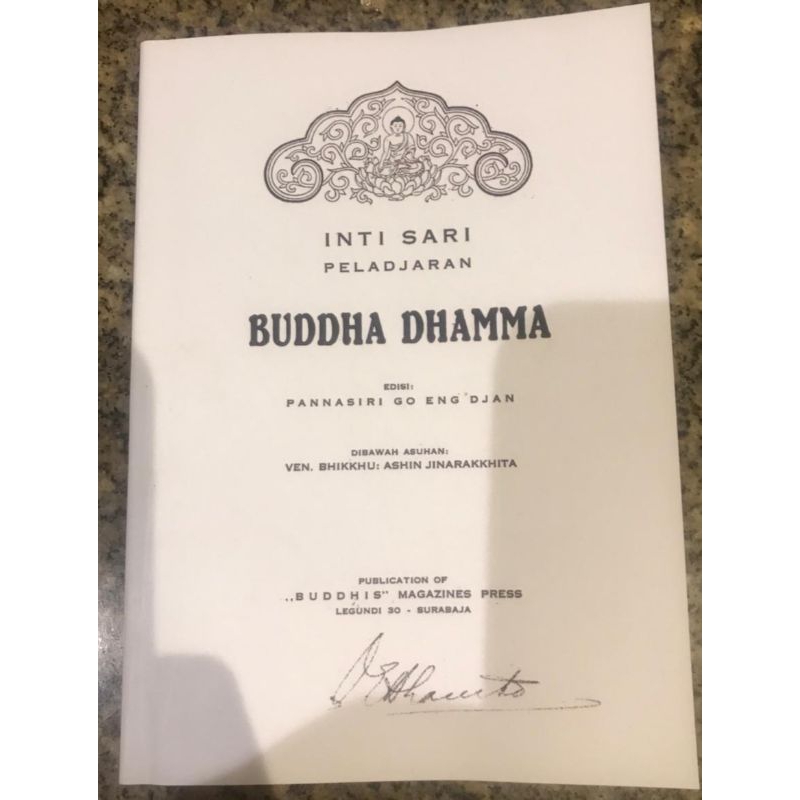Jual Inti Sari Pelajaran Buddha Dhamma | Shopee Indonesia