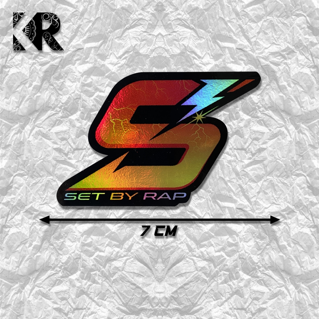 Jual Stiker SET BY RAP HOLOGRAM Original Sticker Racing | Sticker Motor ...