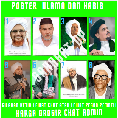 Jual Foto Habib Poster Habaib Foto Habib Foto Kiyai Poster Habaib ...