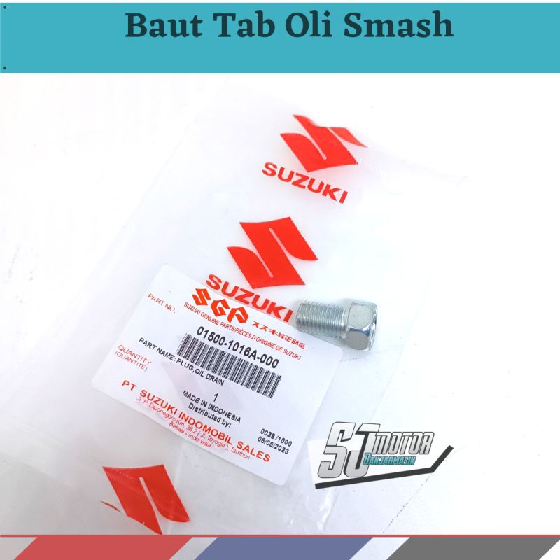 Jual Baut Tab Tap Pembuangan Oli Mesin SGP Smash Shogun Axelo Shogun ...