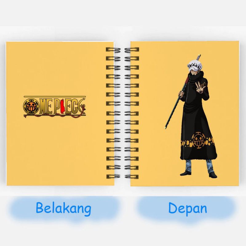 Jual Notebook spiral A6 One Piece luffy gear 5 | Buku catatan saku diary resep aesthetic ...