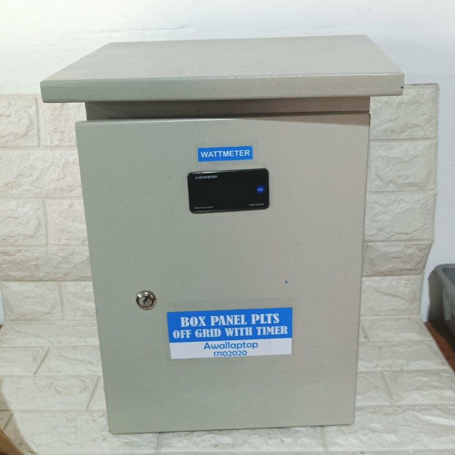 Jual box panel outdoor PLTS OFF Grid with timer programable 2000W ...