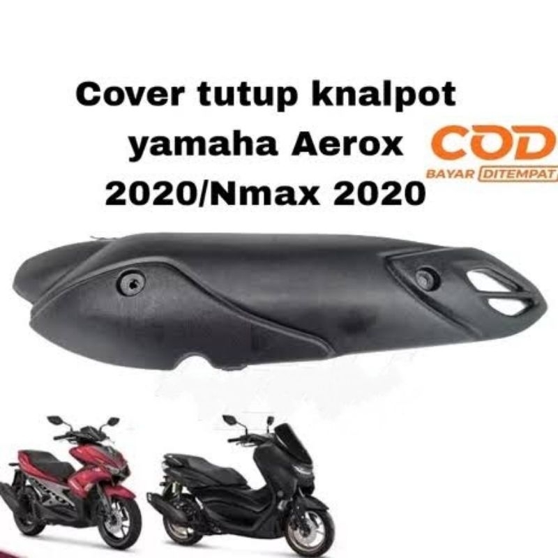 Jual Cover Tutup Tameng Kenalpot-Knalpot N-Max New Aerox | Shopee Indonesia