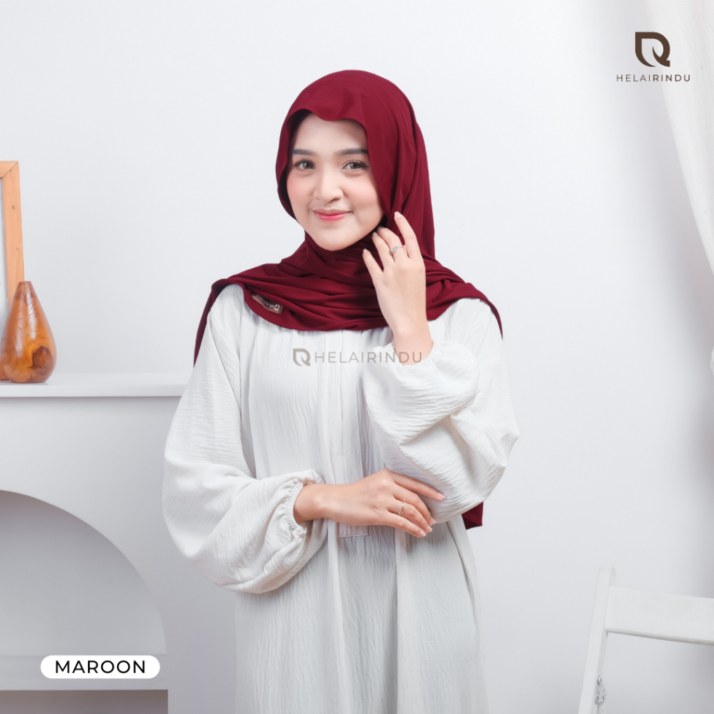 Jual HELAIRINDU Hijab Pashmina Instan Curve Inner Menutup Leher Jersey ...