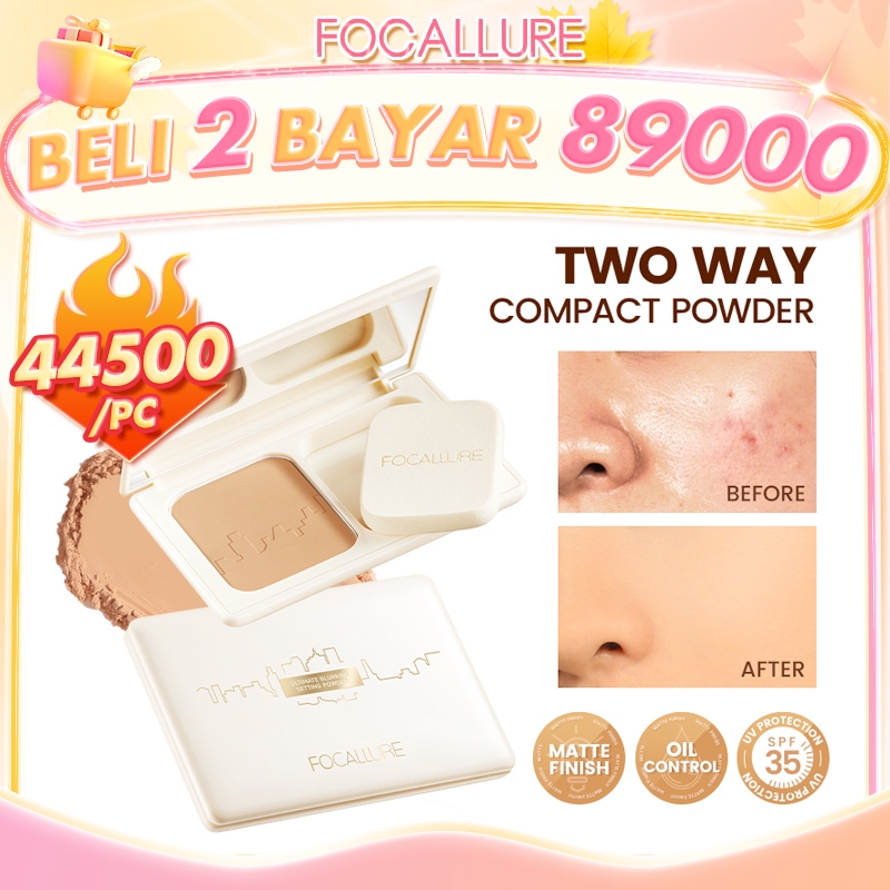 Jual FOCALLURE ModernUrban Dry & Wet Two Use Powder High Coverage ...