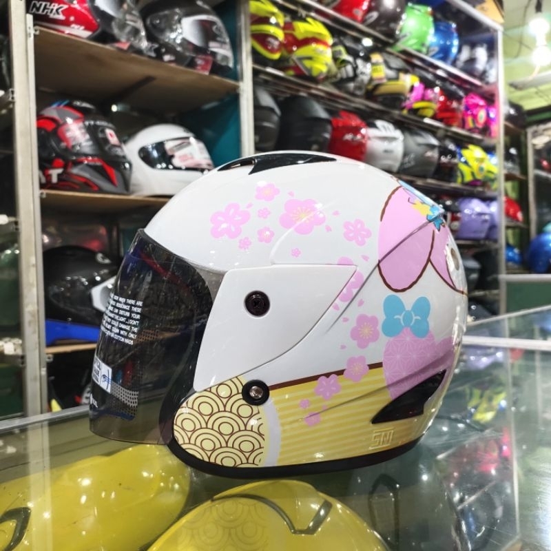 Jual helm anak MDS R3 Junior motif #2 my melody putih / helm anak ...
