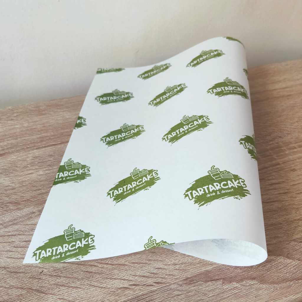 Jual CUSTOM Kertas Roti Foodgrade 20 x 55 cm - Wrap Paper / Kertas ...