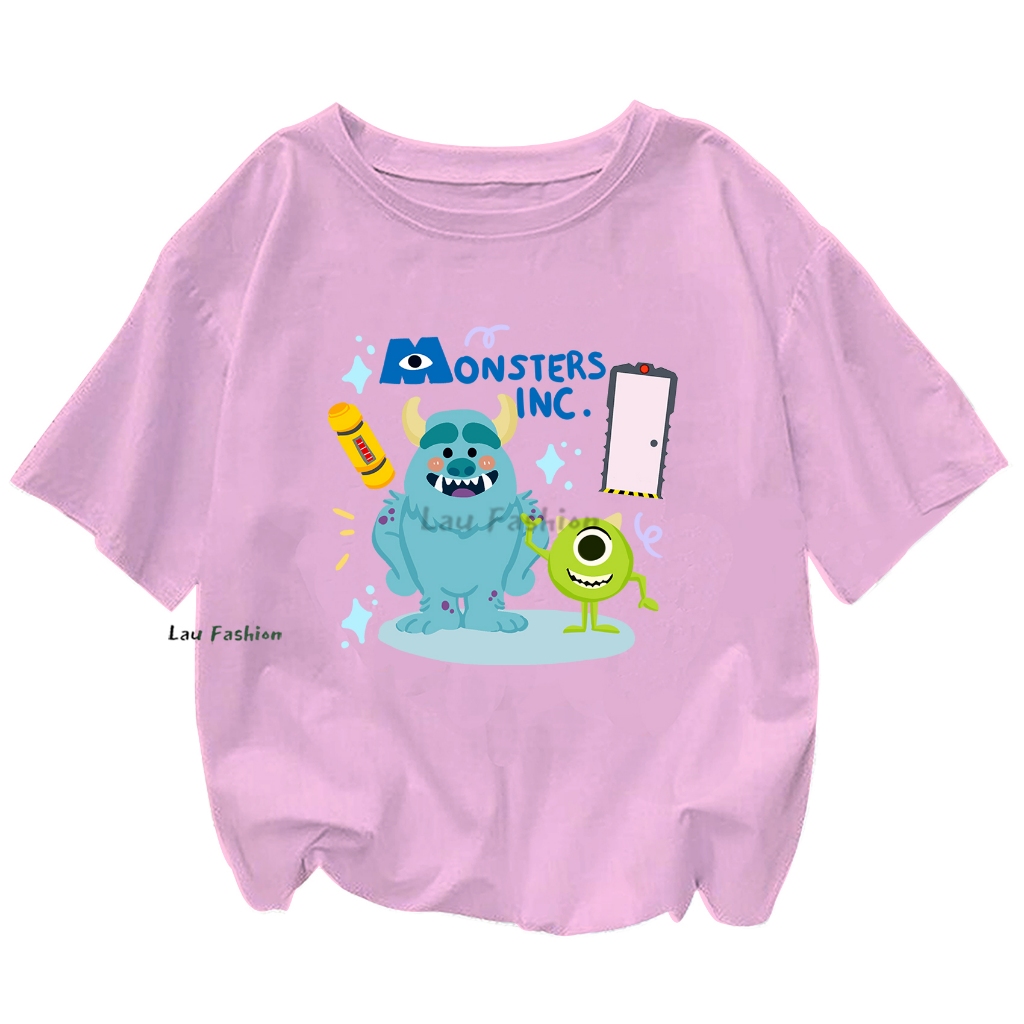 Jual Lau Fashion - KAOS WANITA OVERSIZE MONSTERS INC DISNEY PIXAR ...