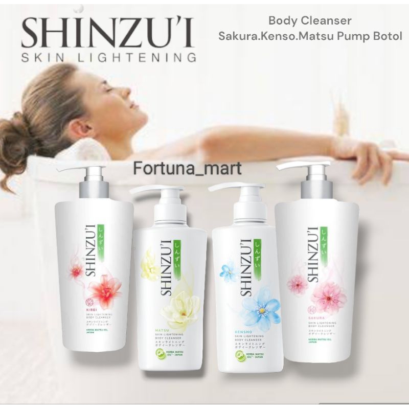 Jual Sinzui body cleanser matsu & Keiko 420ml & botol 480ml | Shopee ...
