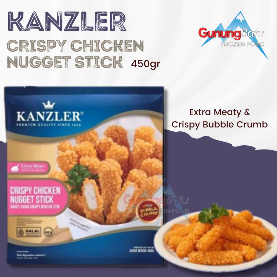 Jual KANZLER CRISPY CHICKEN NUGGET STICK 450GR | Shopee Indonesia