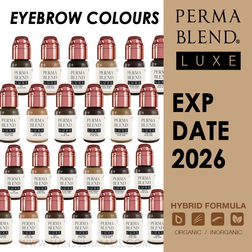 Jual PERMABLEND LUXE SERIES EYEBROW COLOURS / TINTA SULAM ALIS ...