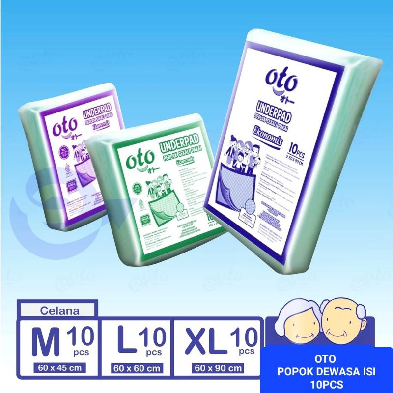 Jual OTO Underpad Under Pad Perlak Sekali Pakai Alas Pasien Menyerap ...