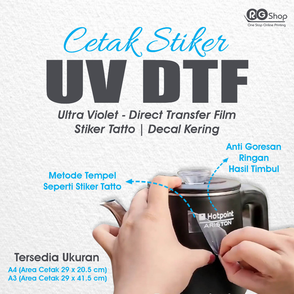 Jual CETAK STIKER UV DTF A3 | STIKER DTF UV | STIKER TATTO | DECAL ...