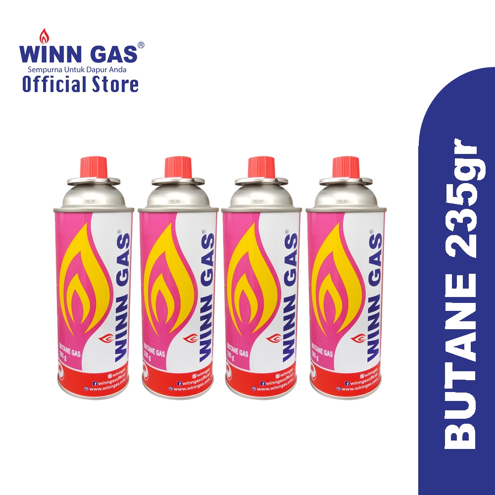 Jual Tabung Gas Kecil Kaleng Butane Winn Gas 235gr Tabung Winn Gas ...