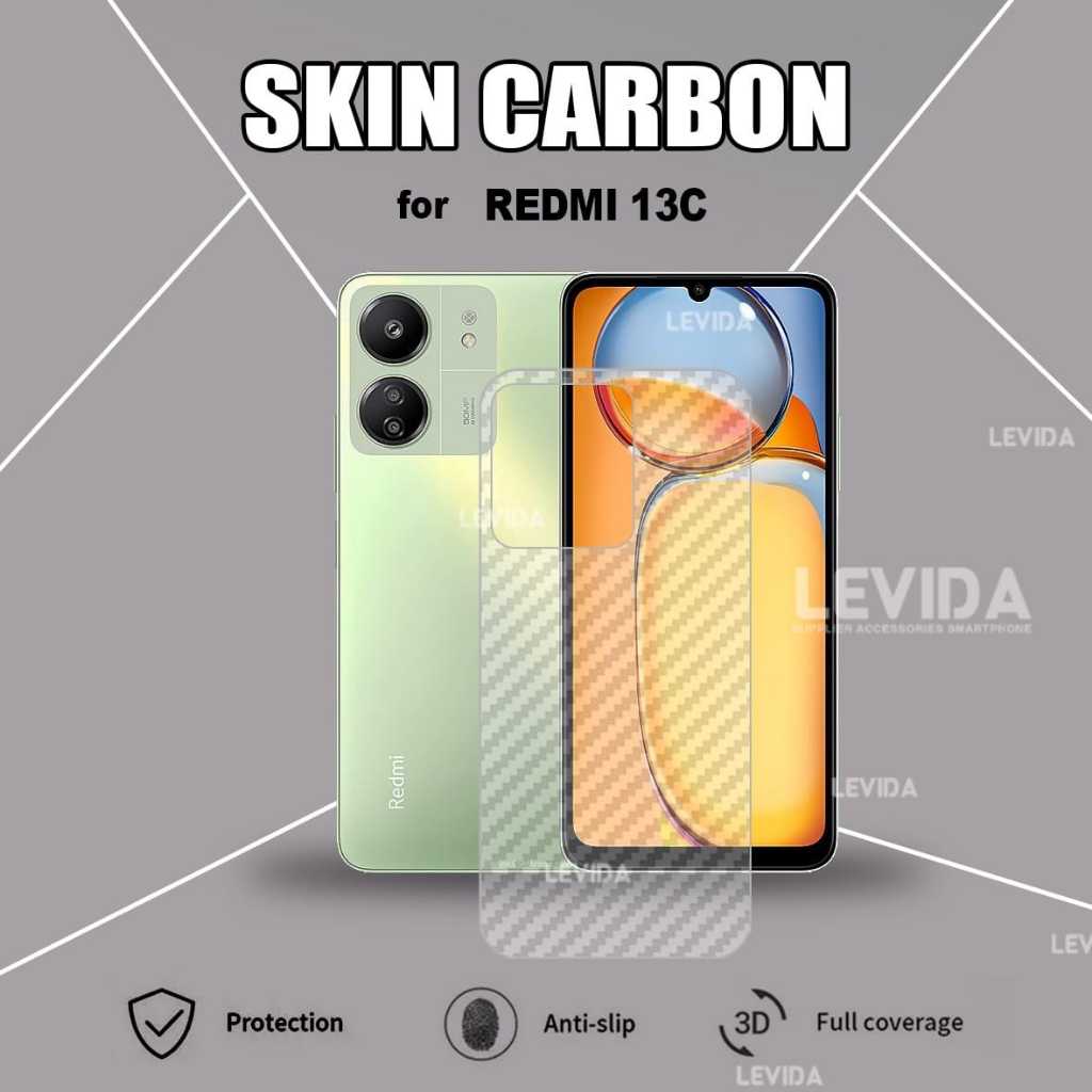 Jual Redmi 13C Skin Carbon 3D Antigores Skin Carbon Redmi 13C | Shopee ...