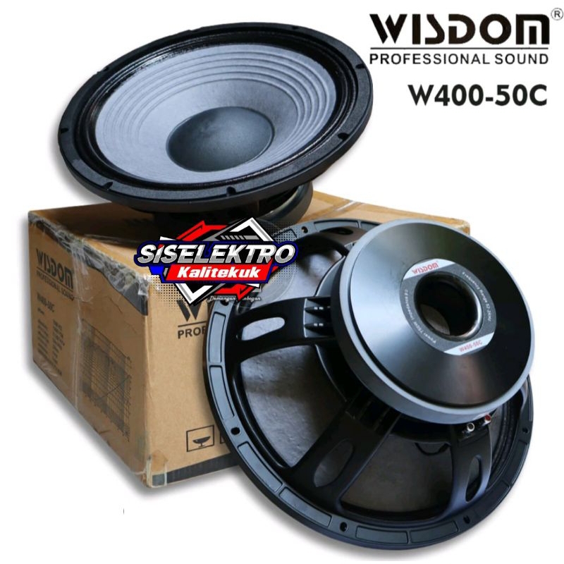 Jual Speaker 15 Inch WISDOM W400-50C / W40050C | Shopee Indonesia