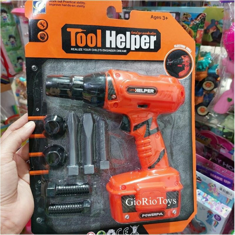 Jual Mainan Anak Alat Perkakas Tool Set Bor Listrik Bor Elektrik Pake ...