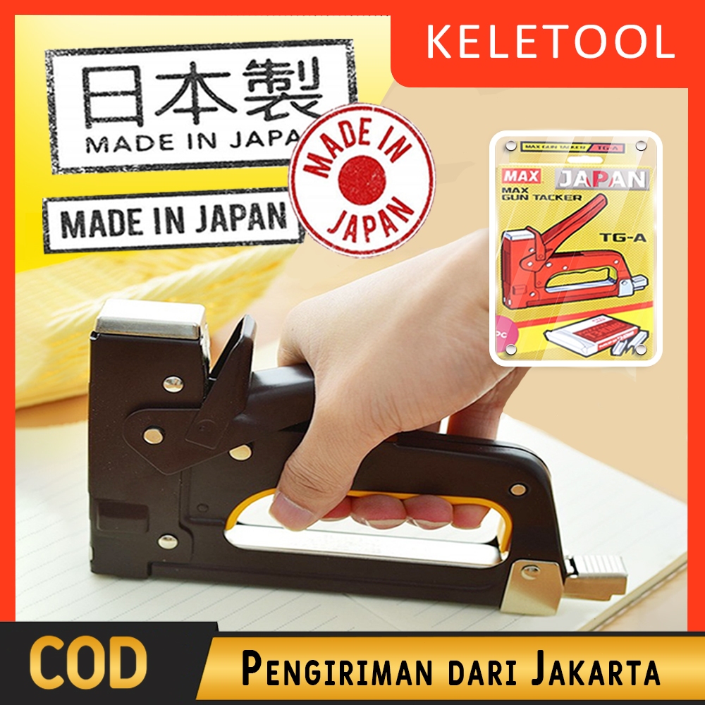 Jual TGA Gun Tacker Max Jepang Termurah staples tembak / alat Stapler ...