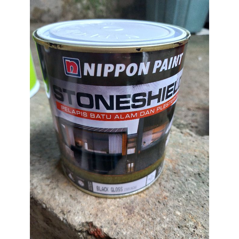 Jual CAT BATU ALAM DAN PLESTERAN NIPPON STONESHIELD KEMASAN 1KG ...