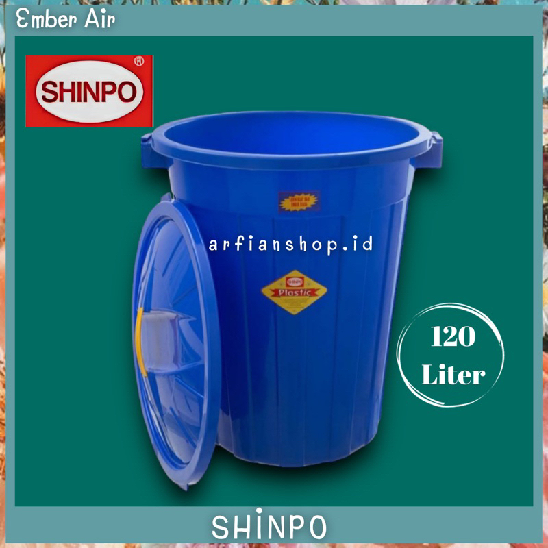 Jual Ember Air Besar 120 liter + Tutup SHINPO / Tempat Penampungan Air ...