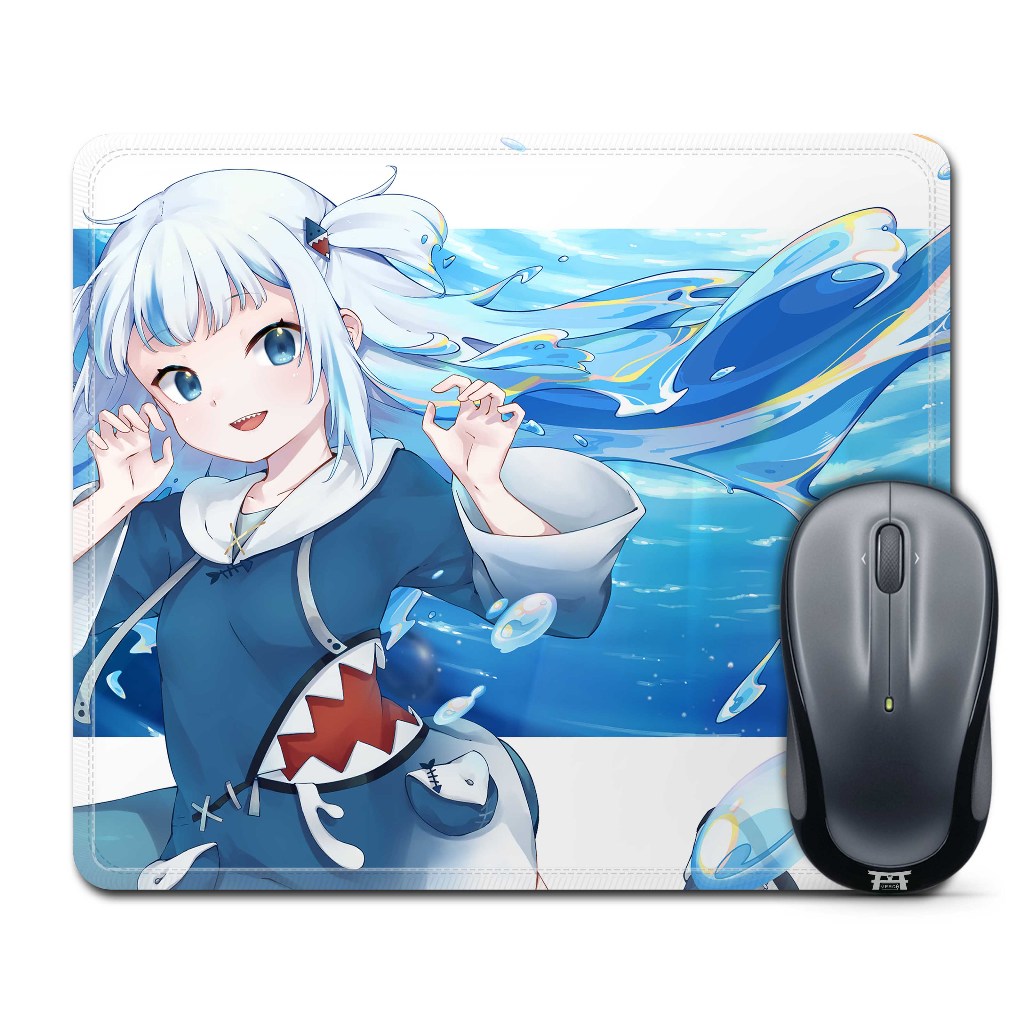 Jual Mouse pad gaming anime vtuber GAWR GURA OCEAN LINE - HOLO EN ...