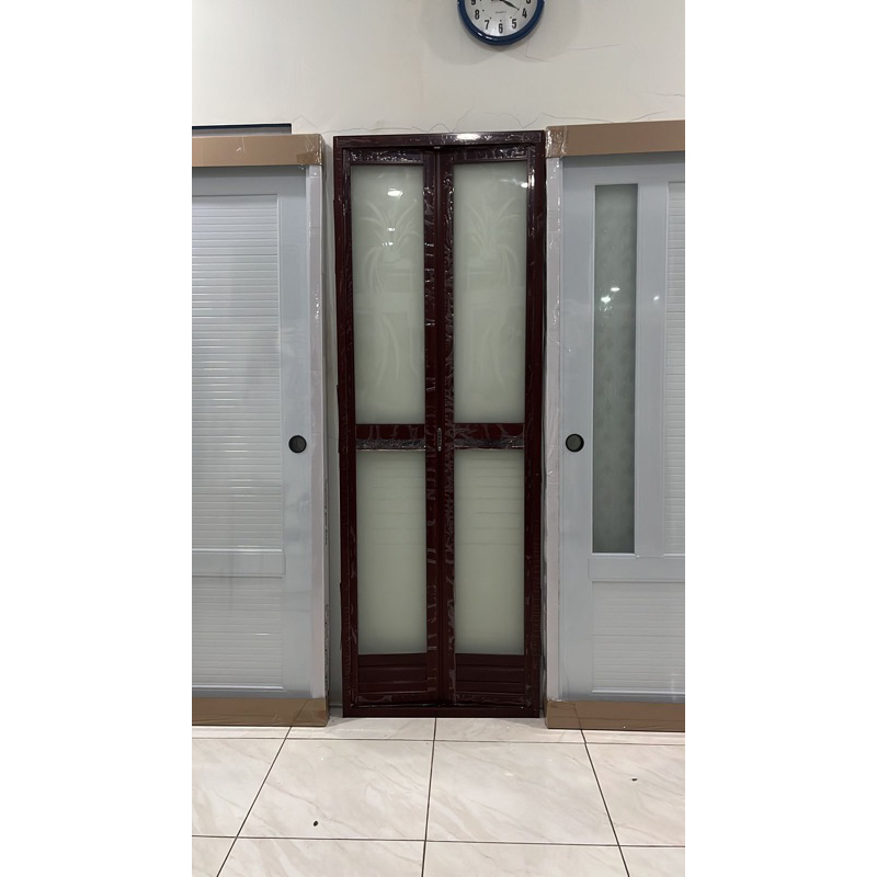 Jual Pintu Lipat alumunium + Packing kayu | Shopee Indonesia