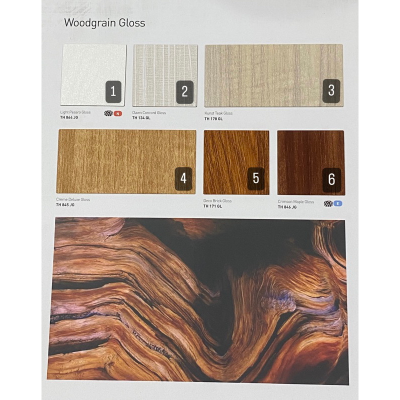 Jual SAMPLE HPL TACO WOODGRAIN (GLOSS) 1 | Shopee Indonesia