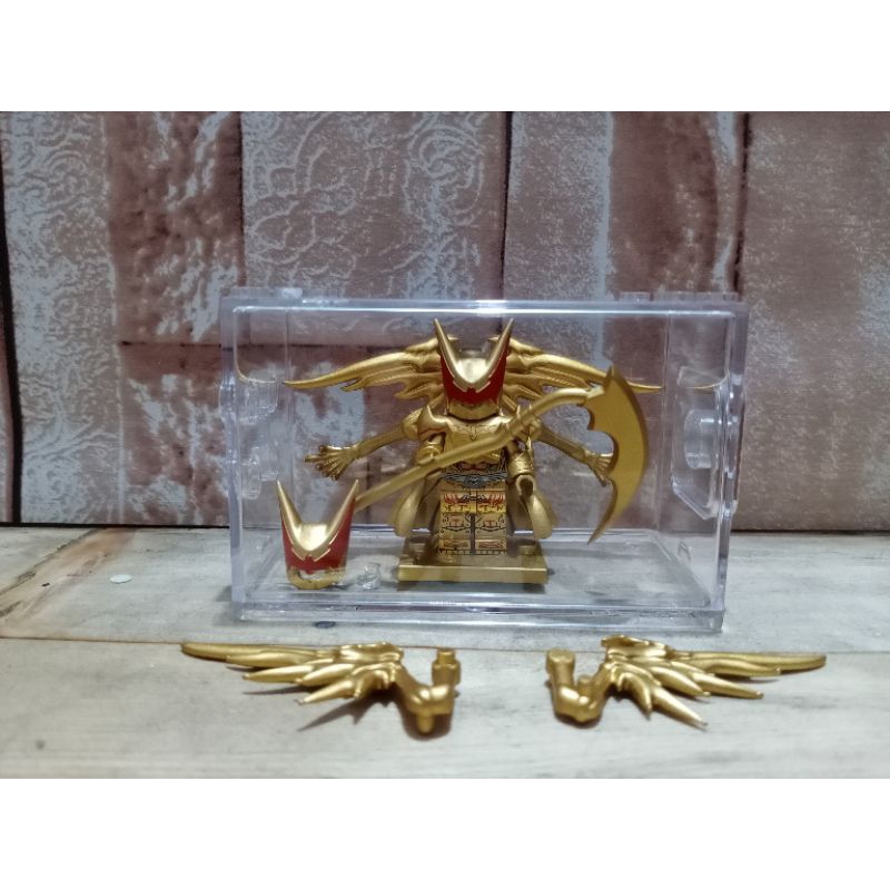 Jual figure lego armor batman multiverse gold minifigure hellbat ...