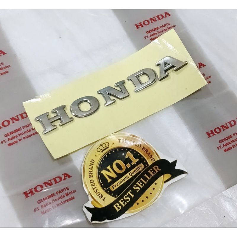Jual stiker emblem logo HONDA timbul tulisan Honda timbul original ...