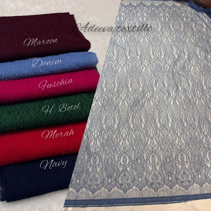 Jual Kain/Bahan Lace Chantily | Shopee Indonesia