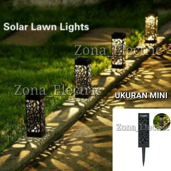 Jual LAMPU TAMAN LED MINI GARDEN DECORATION GROUND PLUG ENERGI SOLAR ...
