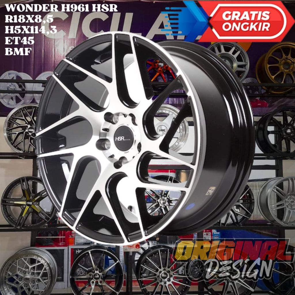 Jual Velg Mobil Ring 18 HSR WONDER R18 UNTUK TERIOS , RUSH , JUKE ...