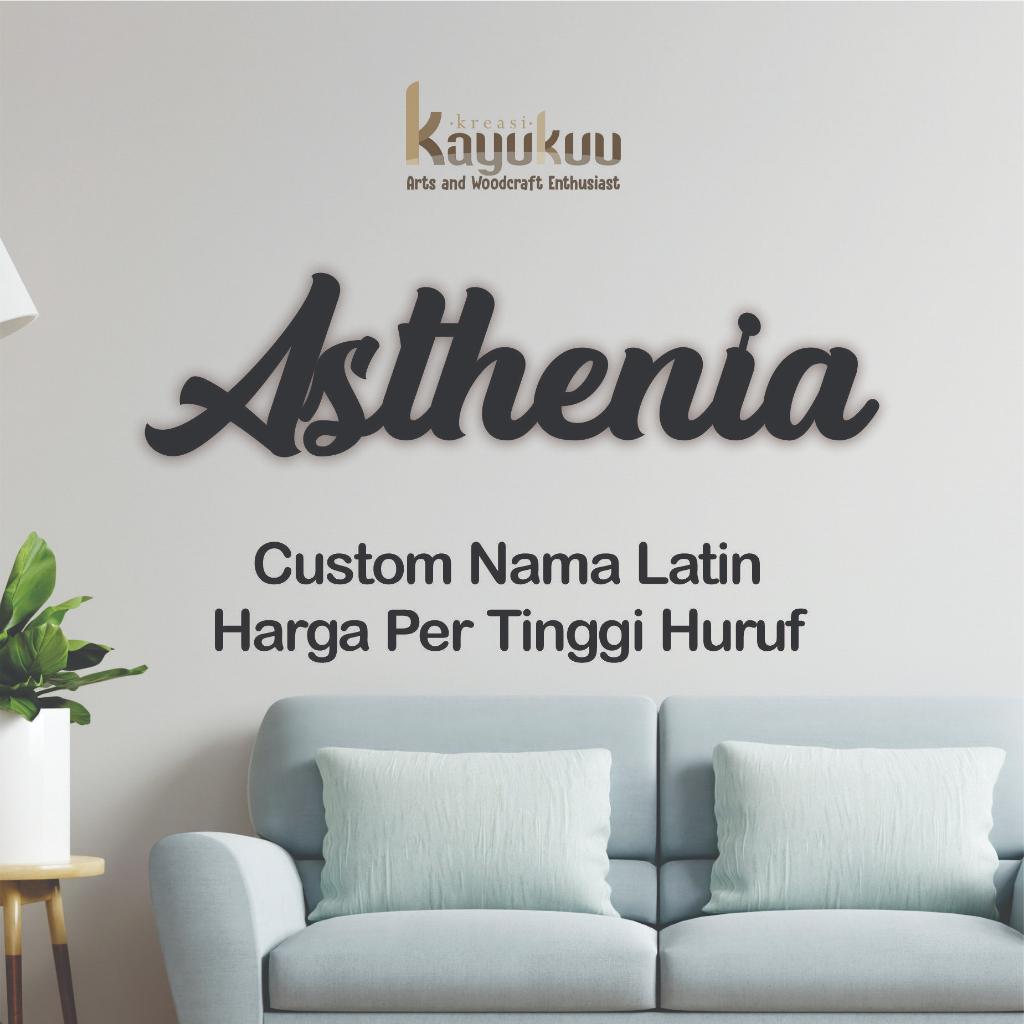 Jual Kreasikayukuu Custom Tulisan Huruf Cutting Plywood 5mm [HARGA PER ...