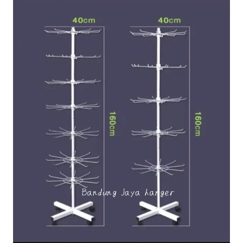 Jual RAK Putar- Gantungan Aksesoris -Rak Display matahari 7 Ssn dan 5 ...