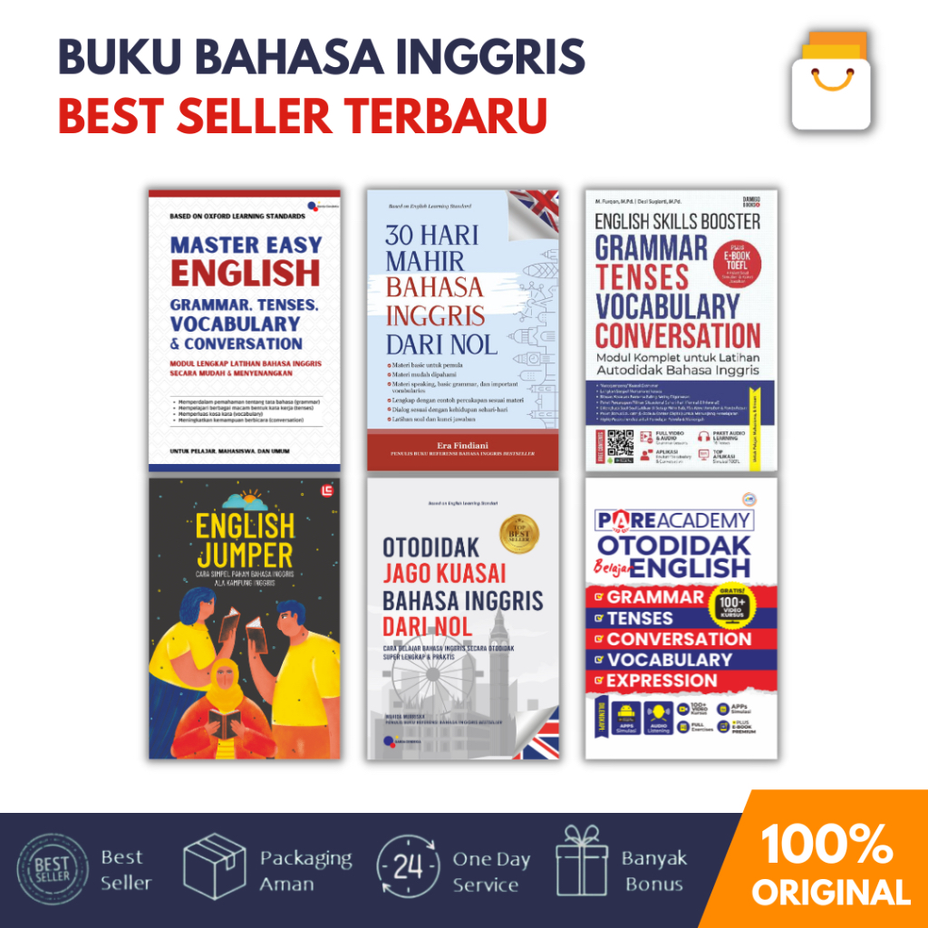 Jual Buku Bahasa Inggris Best Seller Terbaru blanjaBuku / Bahasa ...