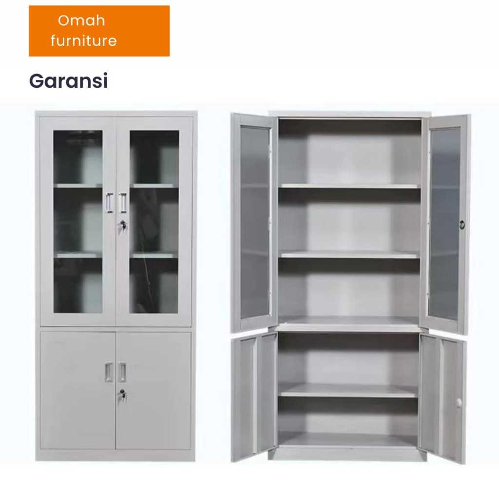 Jual JF- Lemari arsip kaca atas lemari arsip kantor/lemari arsip besi ...