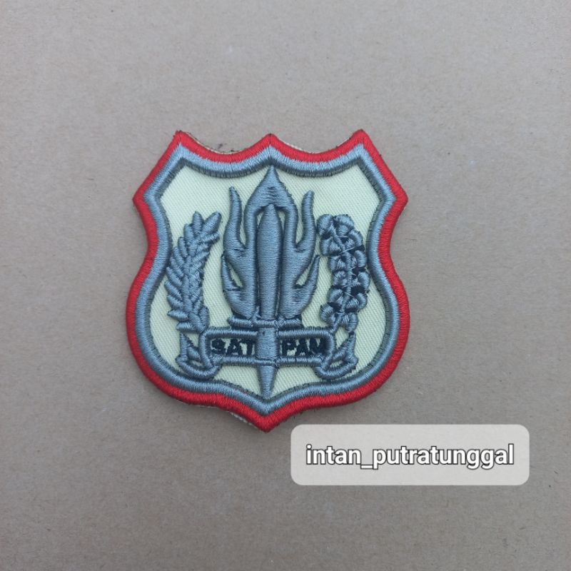 Jual Logo Kewenangan Satpam BORDIR TIMBUL | Shopee Indonesia