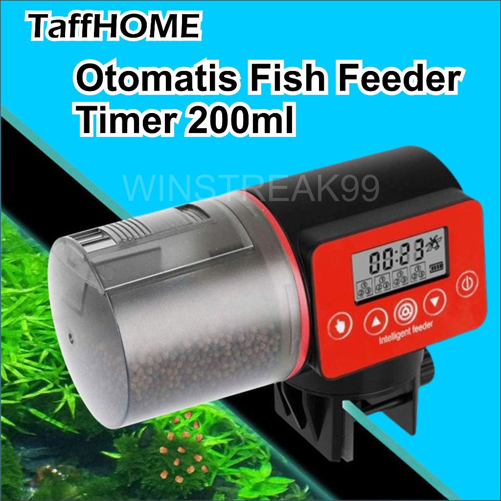 Jual FEEDER IKAN OTOMATIS TEMPAT MAKAN IKAN AUTOMATIC FISH DISPENSER PELET TEMPAT AQUARIUM ...