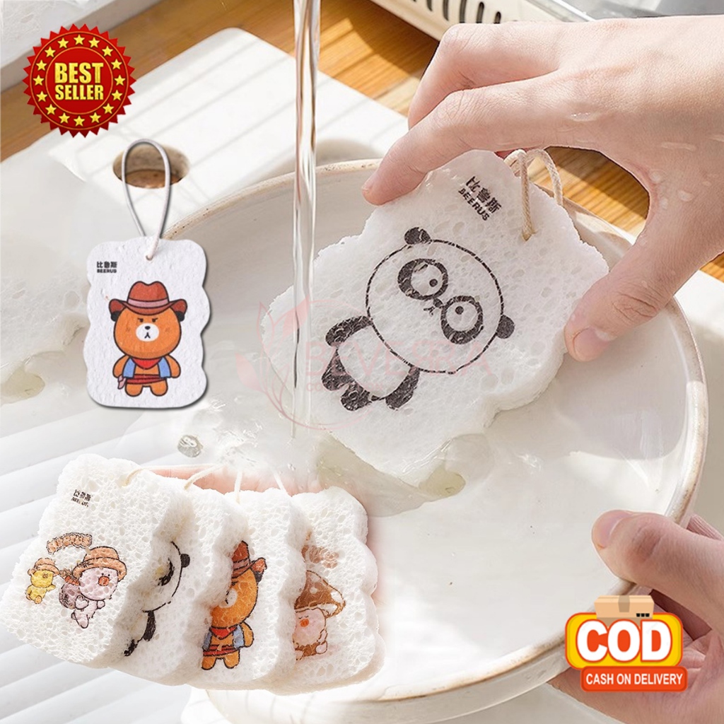 Jual Spons Cuci Piring Magic Busa Karakter Lucu Pembersih Piring ...