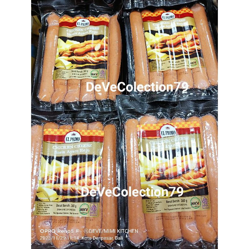 Jual El Primo SOSIS VIRAL CHICKEN CHEESE 360GR SOSIS AYAM KEJU | Shopee ...