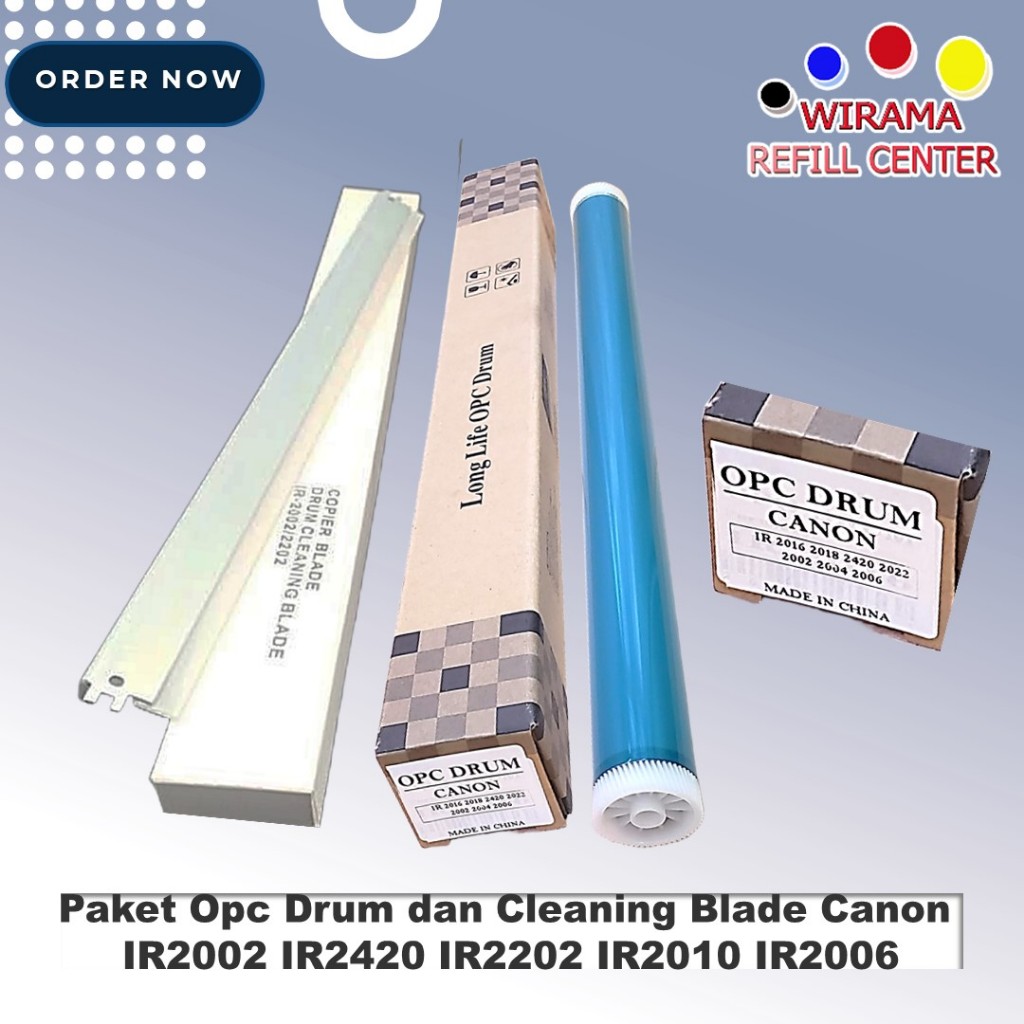 Jual OPC Drum DAN CLEANING BLADE CANON IR2002 Ir2420 Ir2202 Ir 2002 2420 | Shopee Indonesia