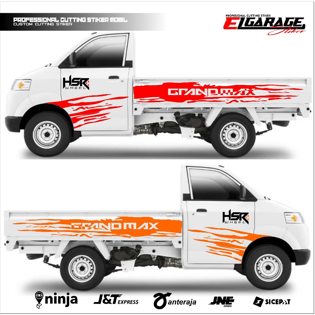 Jual cuting stiker pick up grand max stiker variasi mobil pick up grand ...