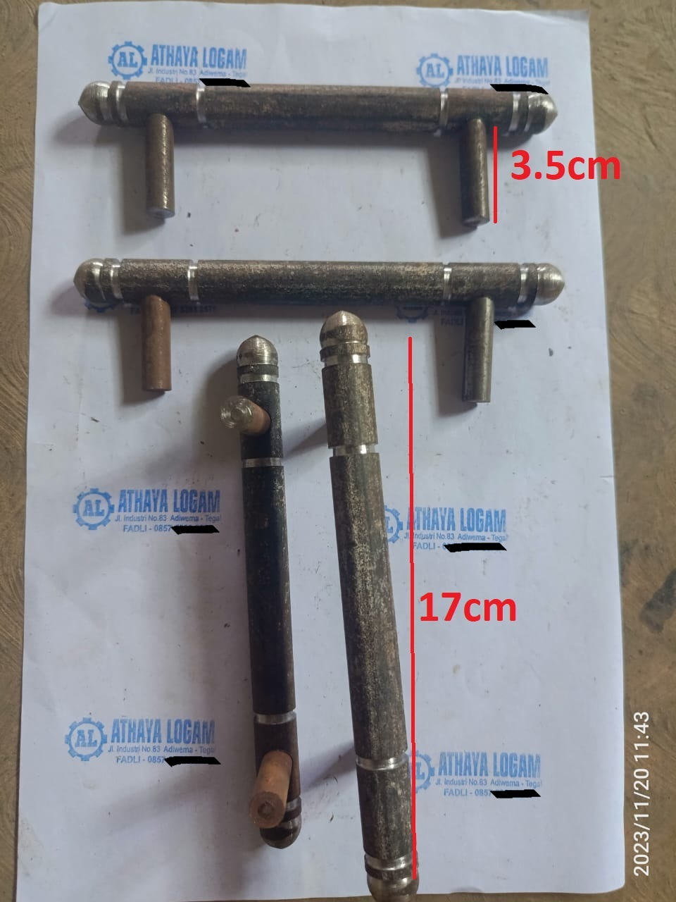 Jual handel handle bubut pintu pagar besi | Shopee Indonesia